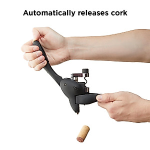 Rabbit 6-Piece Wine Opener Tool Kit, Black