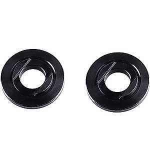 (2 Pack) N134467 Angle Grinder Nut Angle Grinder Hex Hole Flange Nuts Compatible with 636226-00 DWE402 DWE4012 DWE4120 Angle Grinder Replacement Parts - 5/8-11, black