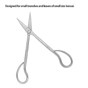 A sixx Stainless Steel Scissors,Bonsai Scissors Bonsai Shear Long Handle Scissors 185mm Japanese Bonsai Garden Tool Starter Kit Tian Bonsai Tools