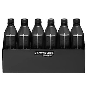 Extreme Max 5001.6125 Aluminum Spray Bottle Shelf for Enclosed Trailer, Shop, Garage, Storage - Holds Four 1-Quart (32 oz.) Spray Bottles, Black