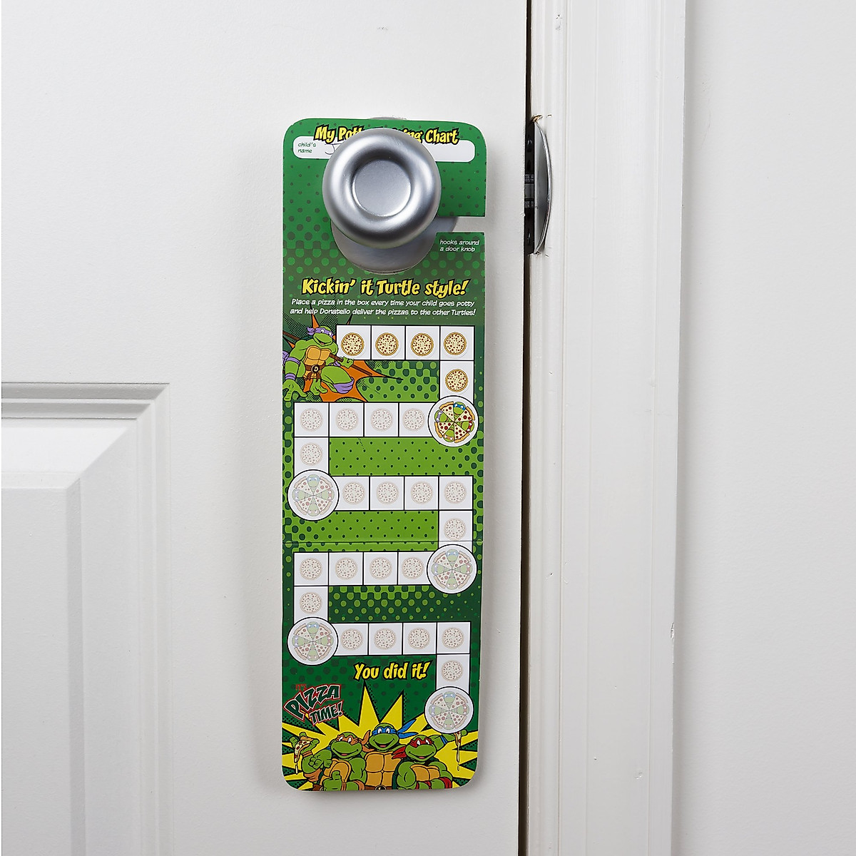 Nickelodeon TMNT Door Hang Version Potty Rewards Kit
