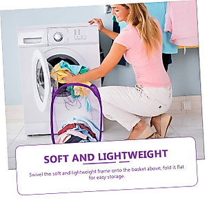 OFFSCH 2Pcs Foldable Laundry Mesh Screen Laundry Storage Pouches for Home Use Ideal for Organizing and Protecting Clothes During Washing