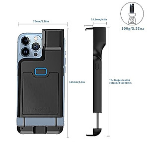 Barcode Scanner, Portable Barcode Scanner Barcode Scanner with Bluetooth Design for Accurate and Fast scanning (2D Barcode)