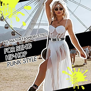 Balteus Women Men Rhinestone Belt,Fashion Western Cowgirl Cowboy Bling Studded Cross Leather Belt Diamond for Jeans Dress,Black,S,