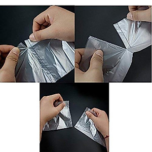 Cy3Lf 1.2 Gallon Light Duty Wastebasket Trash Bags, Clear, 100 Counts/ 2 Rolls