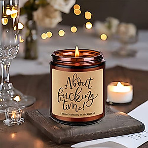 Miracu Mature Engagement Scented Candles - Unique Engagement Gifts for Couples, Fiance, Bride to Be - Funny Engagement Gift for Women, Men - Newly Engaged Gifts for Her, Congrats Engagement Candle