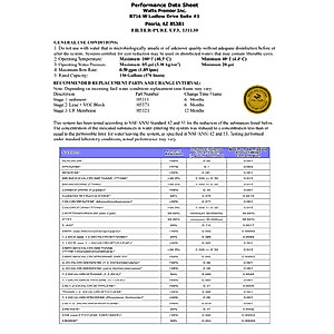 Watts Premier WP531130 Pure UF-3 Three-Stage Water Filtration System with Top Mount Twist Faucet, Brushed Nickel