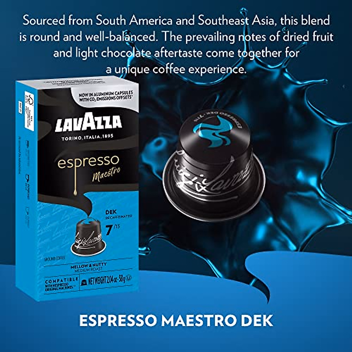 Lavazza Variety Pack Aluminum Espresso Capsules Compatible with Nespresso Original Machines Variety Pack (Pack of 60),Value Pack, 6 Packs of 10 single serve Aluminum Nespresso pods