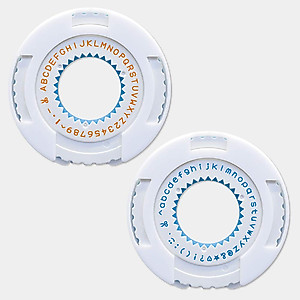 Motex Embossing Label Maker, Labeling Tool, Old School Label Maker, for Manual Label Embossing- E-202 (Lime)