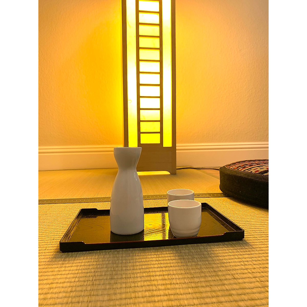 JapanBargain 2724, Sake Cups Set Japanese Porcelain Wine Saki Cup Small Tea Cup Microwave and Dishwasher Safe, White Color, 12 Cups