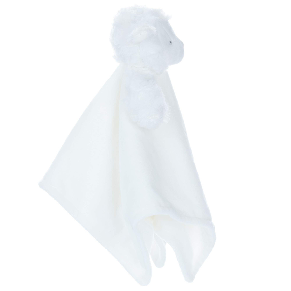 Carter's Lamb Plush Stuffed Animal Snuggler Blanket - White