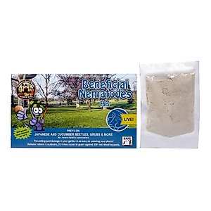 NaturesGoodGuys Beneficial Nematodes Heterohabditis bacteriophora HB -Ships from USA (25 Million)
