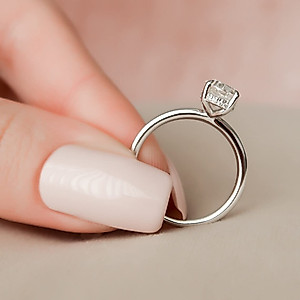 1.5 CTOval Diamond Engagement Ring, Wedding Ring For Women, Moissanite Halo Engagement Ring in 14K Yellow Gold, Ring Size - 9