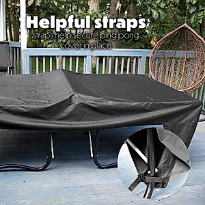 Ping Pong Table Cover Outdoor Waterproof 110W x 60D x 30H Table Top Tennis Table Cover