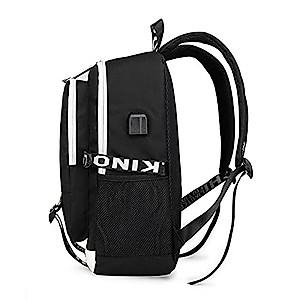 Anime Casual Backpack with USB Charging Port Outdoor Hiking Laptop Bags Birthday Gift -3