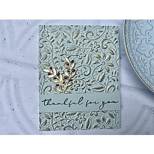 Sizzix 3-D Textured Impressions Embossing Folder Lacey by Kath Breen, 665324, Multicolor