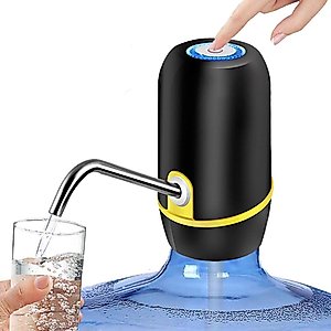 5 Gallon Water Dispenser,2020 Upgrade Electric Water Pump,USB Charging Automatic Drinking Water Pump Dispenser for Universal 2-5 Gallon,Portable Water Bottle Pump for Home,Office,Outdoor Activities