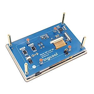 5inch IPS Touch Screen Display for Raspberry Pi, DSI Interface, 800×480 Resolution, Capacitive Touch Panel, Supports Raspberry Pi OS/Ubuntu/Kali / WIN10 IoT and Retropie, up to 5-Points Touch