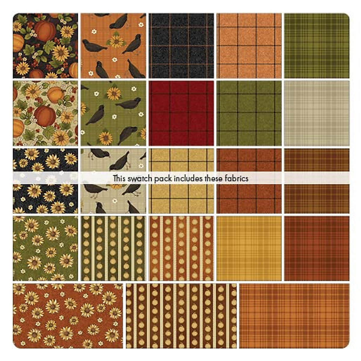 A Wooly Autumn 42 10" Charm Pack/Fabric by Benartex