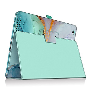 Fintie Folio Case for iPad 4th Generation (2012 Model), iPad 3rd Generation (2012 Model), iPad 2 (2011 Model) 9.7 inch Tablet - Smart Stand Protective Cover with Auto Sleep Wake, Emerald Marble