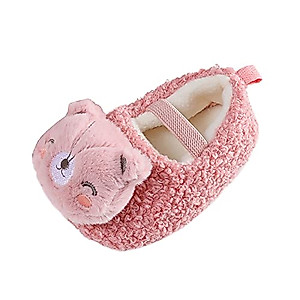 Warm Shoes Soft Comfortable Infant Toddler Shoes Warming Shoes for Baby Girls and Boys 18 Months Girl Shoes (Pink, 0-6 Months)