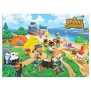 Animal Crossing “Welcome to Animal Crossing” 1,000 Piece Jigsaw Puzzle | Collectible Puzzle Featuring Familiar Characters from The Nintendo Switch Game | Officially Licensed Nintendo Merchandise