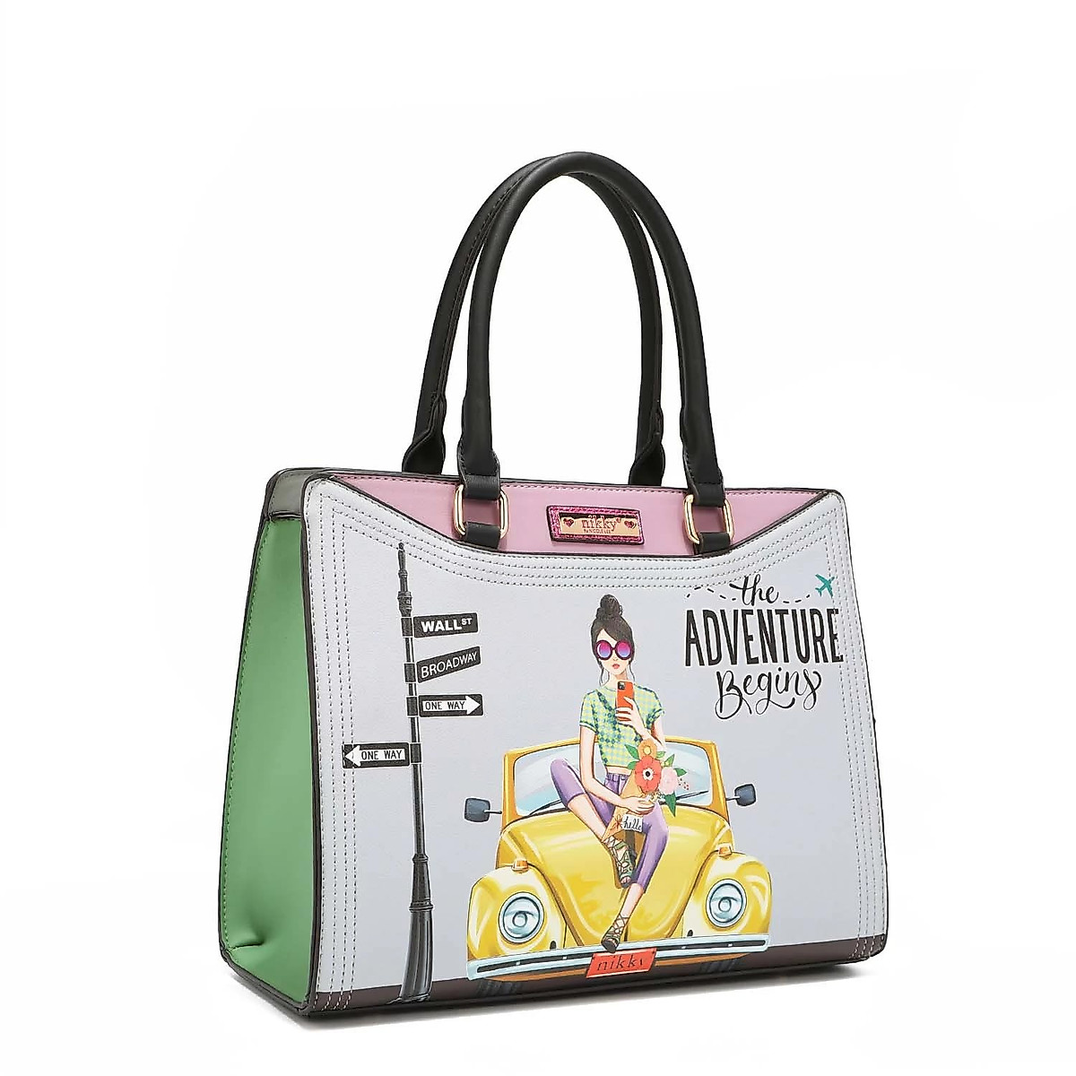 FUN BEGINS 3 PIECE SET (HANDBAG, CROSSBODY, WALLET)