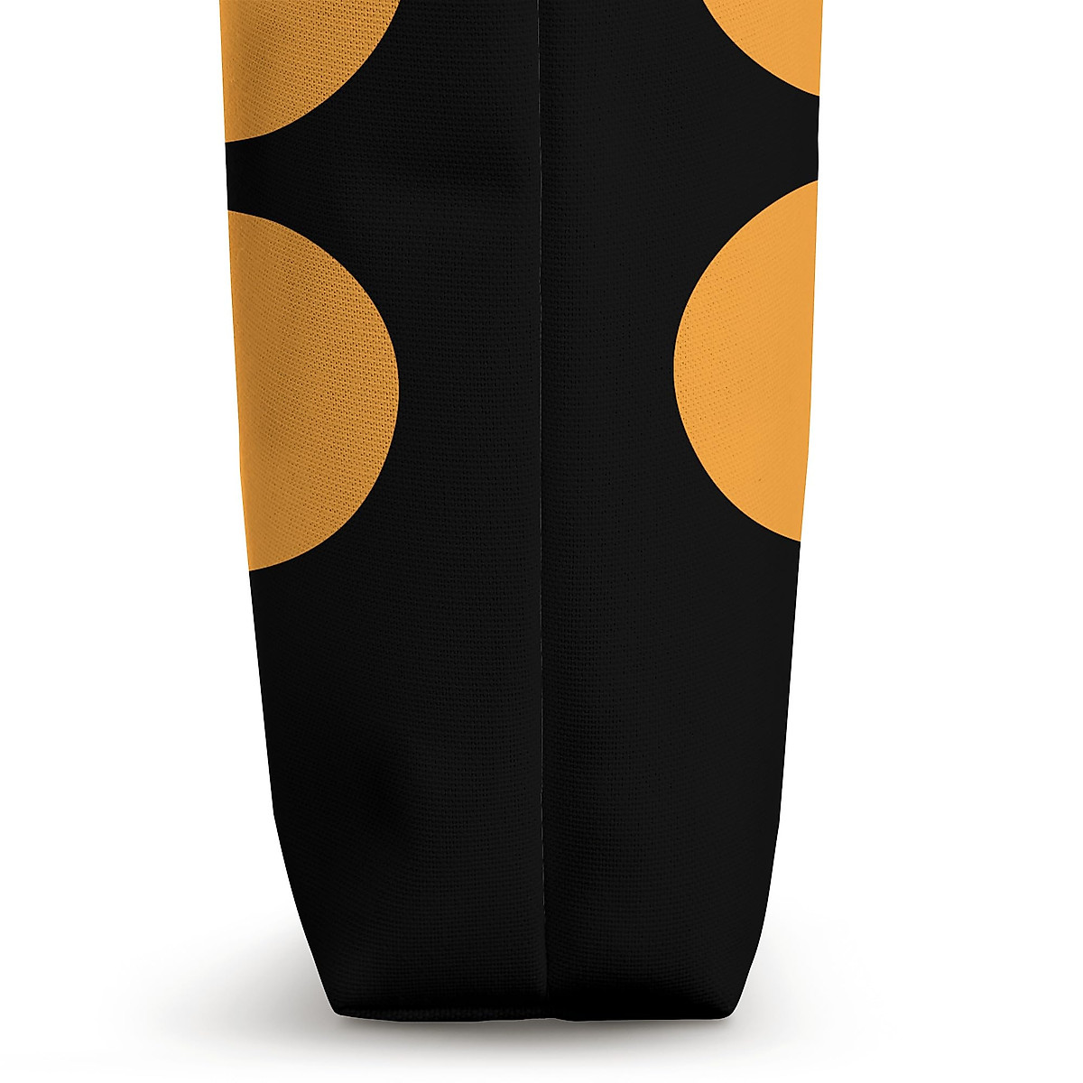 Orange 70s Retro Flower with a Yellow Smiling Face Summer Tote Bag