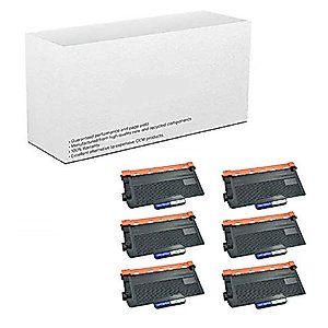 AM-Ink 6-Pack Compatible TN850 TN-850 TN820 Toner Cartridge Replacement for Brother HL-L6200DW HL-L6200DWT HL-L6250DW HL-L5200DW MFC-L5900DW MFC-L58000DW MFC-L6700DW Printer (Black)