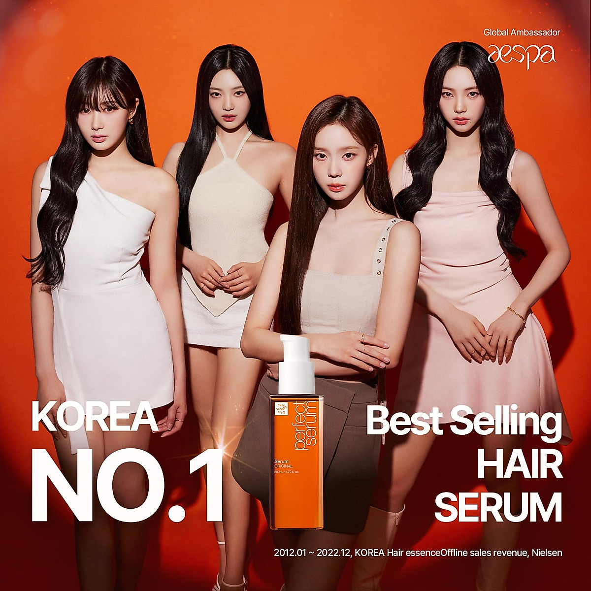 Mise En Scene PerfectSerum Original - HairOil for Frizzy & Dry, Hydration and Nutrition Hairy Essence for Damage Care, Korean HairCare Product, Hair Serum 2.71 Fl. Oz.