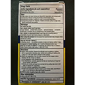 Equate Hemorrhoidal Suppositories 24 Ct by Equate