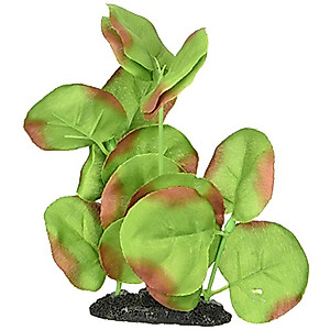 Marina Naturals, Green Moneywort Foreground Silk Plant, Small Fish Tank Decoration, PP115