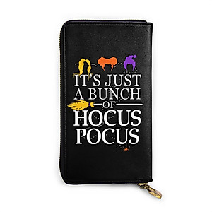 IFJIGLAKW Classic Leather Moneybag Personalized Zip Leather Wallet Long Clutch Purse Coin Pocket