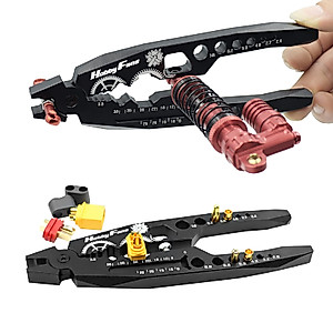 Hobby Fans Metal Shock Absorber Pliers Rod Ball Clamp & Ball Joint Wrench Multi-Function RC Tool Combo Set for 1/8 1/10 RC Car