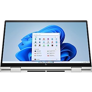 2022 HP Envy X360 15.6" FHD IPS Touchscreen 2-in-1 Laptop Intel EVO Platform i7-1255U 10-Core Iris Xe Graphics 24GB DDR4 1TB SSD Thunderbolt 4 WiFi 6E Backlit KB Windows 11 Home w/RATZK 32GB USB