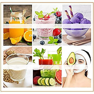 ABHI 600ML/20oz Portable Blender with Lanyard & Bottom Cover Drinking Spout 6 Stainless Steel Blades Juice Mixer Machine Type C Recharging Smoothie Vegetables Fruits Mixing Juicer - White