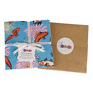 Soimoi Japanese Print Precut 10-inch Cotton Fabric Quilting Squares Charm Pack DIY Patchwork Sewing Craft-Multicolor2