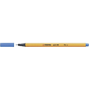 STABILO Point 88 Fineliner Pen,Ultramarine,Pack of 10