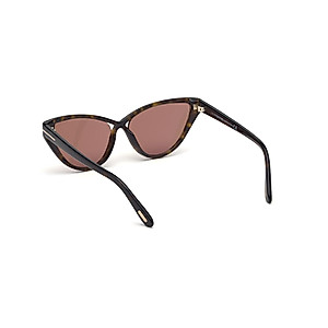Tom Ford Cateye Sunglasses TF740 Charlie-02 52E Dark Havana 56mm FT0740