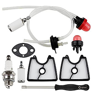 HUZTL 581798001 Fuel Line Kit Air Filter Kit Adjustment Tool for Husqvarna 125B 125BX 125BVX Leaf Blower