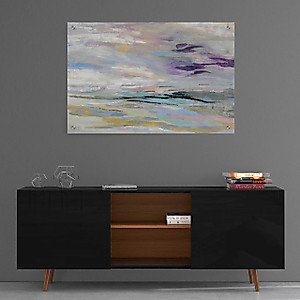 Epic Art 'Sea and Sky' by Silvia Vassileva, Acrylic Glass Wall Art, 36"x24"