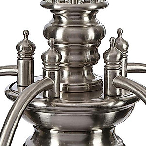 Hampton Bay Gala 5-Light Polished Nickel Chandelier Polished Nickel