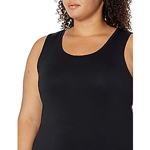 Amazon Essentials Women's Tank Maxi Dress, Black, Small