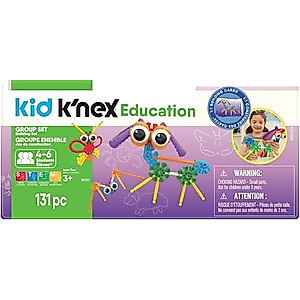 K’NEX Education – Kid K’NEX Group Building Set – 131 Pieces – Ages 3+ – Preschool Educational Toy