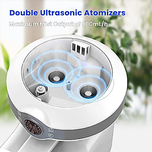 Humidifiers for large room 1000 sq.ft. Large Humidifier, AILINKE Ultrasonic Cool Mist Industrial Commercial Humidifier 800ml/h Output for Large Room, Whole House, Home, School, Office, Plants, Baby