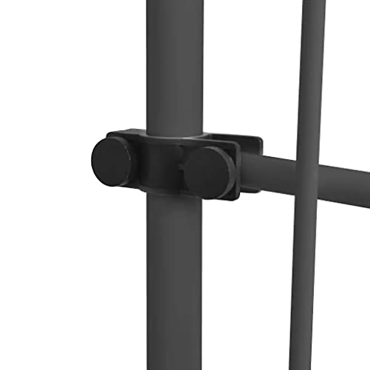 vidaXL Manual Retractable Awning with LED 98.4" Anthracite