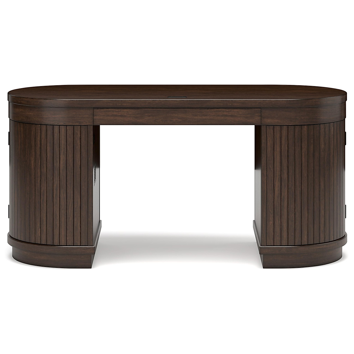 Signature Design by Ashley Korestone Home Office Desk, 63" W x 26" D x 30" H, Dark Brown