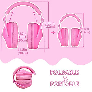 ZOHAN Kids Ear Protection 4 Pack,Kids Noise Canceling Headphone for Concerts, Monster Truck, Fireworks