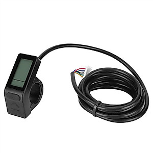 Bike Fender Electric Bicycle LCD Display Speed Battery Power Indicator KT LCD4 Dashboard for 24V 36V 48V E-Bike Scooter Mud Guards (Size : Other Connector)