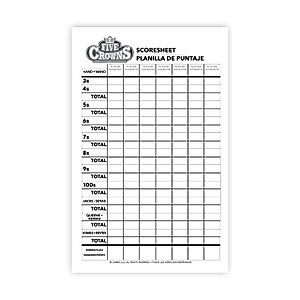 Five Crowns Scorepad – 130 Page Replacement Score Sheet, Card Game Score Card, Tracks 7 Players at Once, Gift for Kids, Birthday Gifts